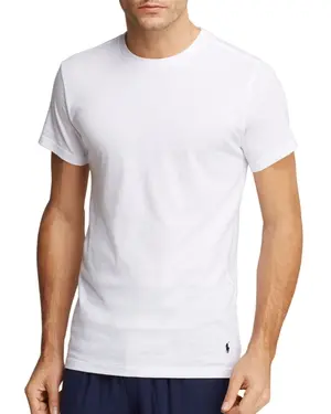 Polo Ralph Lauren Slim Fit Crewneck Undershirt Set - White
