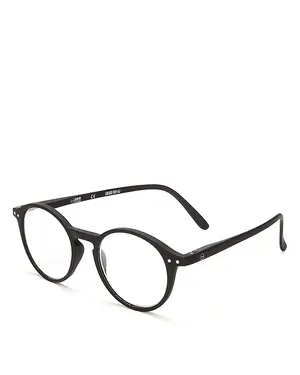 IZIPIZI Round Reading Glasses, 46mm - Black