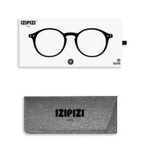 IZIPIZI Round Reading Glasses, 46mm - Black