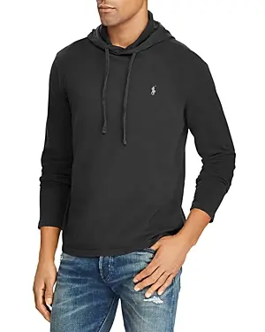 Ralph Lauren Polo Ralph Lauren Jersey Long Sleeve Tee Hoodie Black