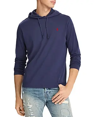 Ralph Lauren Polo Ralph Lauren Jersey Long Sleeve Tee Hoodie Navy