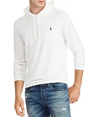 Ralph Lauren Polo Ralph Lauren Jersey Long Sleeve Tee Hoodie White