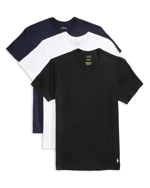 Polo Ralph Lauren Classic Fit Crewneck Undershirt - Black/navy/white