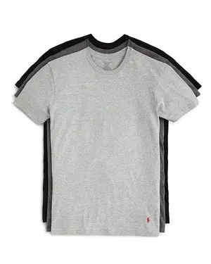 Polo Ralph Lauren Classic Fit Crewneck Undershirt - Grey/charcoal/black