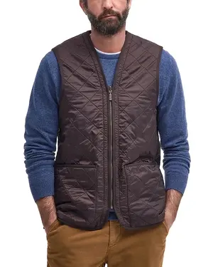 Barbour BARBOUR Polarthair Quilt Waistcoat Dark Brown