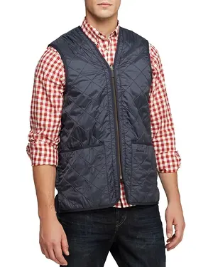Barbour Polarquilt Waistcoat Zip In Liner - Navy
