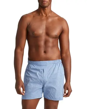Polo Ralph Lauren Classic Fit Woven Boxers, Pack Of 3 - Blue Multi