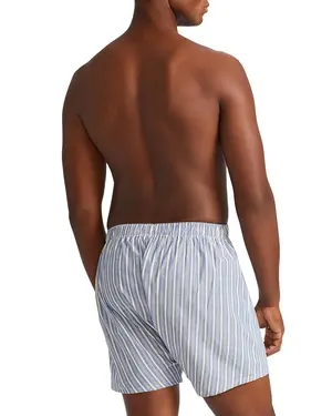 Polo Ralph Lauren Classic Fit Woven Boxers, Pack Of 3 - Blue Multi