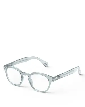 IZIPIZI C Square Reading Glasses 45mm - Frozen Blue