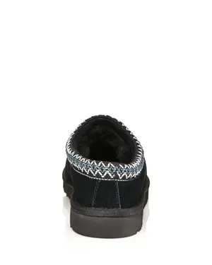 UGG Tasman Ii Suede & Shearling Slippers - Black