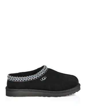 UGG Tasman Ii Suede & Shearling Slippers - Black