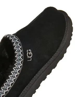 UGG Tasman Ii Suede & Shearling Slippers - Black