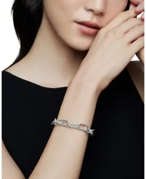 David Yurman Dy Madison Chain Bracelet - Silver