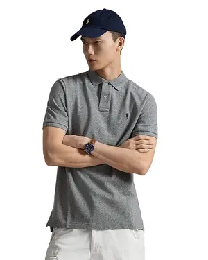 Polo Ralph Lauren Classic Fit Mesh Polo Shirt - Canterbury Heather
