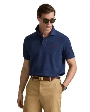 Polo Ralph Lauren Classic Fit Mesh Polo Shirt Classic Royal Heather