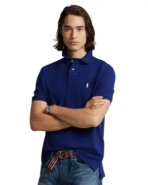 Polo Ralph Lauren Classic Fit Mesh Polo Shirt Fall Royal Blue