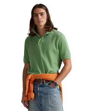 Polo Ralph Lauren Classic Fit Mesh Polo Shirt Outback Green