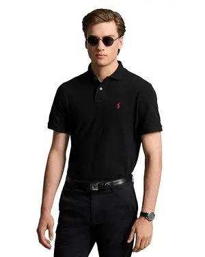Polo Ralph Lauren Classic Fit Mesh Polo Shirt Polo Black