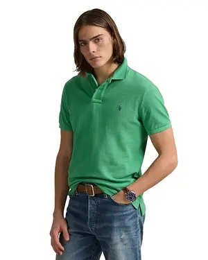 Polo Ralph Lauren Classic Fit Mesh Polo Shirt Raft Green