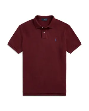 Polo Ralph Lauren Classic Fit Mesh Polo Shirt - Spring Wine Heather