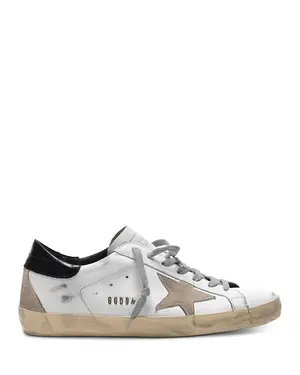 GOLDEN GOOSE Super-star Low Top Sneakers - White/ice/black