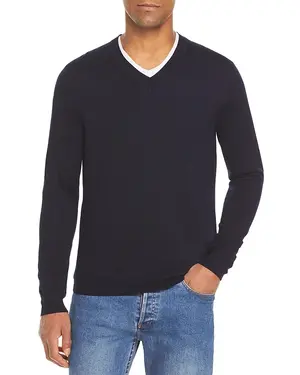 Bloomingdale's V Neck Sweaters For Men