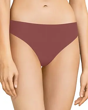 Chantelle Soft Stretch One-size Seamless Thong Amber