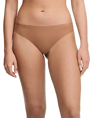 Chantelle Soft Stretch One-size Seamless Thong Coffee Latte