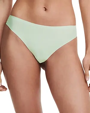 Chantelle Soft Stretch One-size Seamless Thong Green Lily