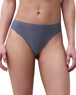 Chantelle Soft Stretch One-size Seamless Thong Slate Grey