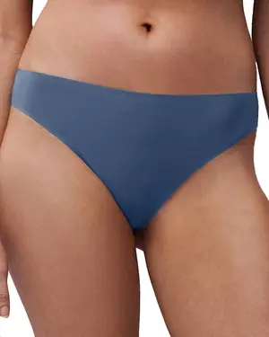 Chantelle Soft Stretch One-size Seamless Thong - Storm Blue