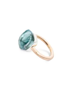 Pomellato Nudo Classic Ring With Blue Topaz - Sky Blue