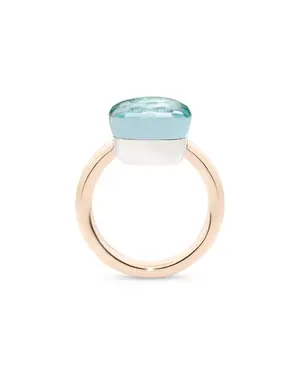 Pomellato Nudo Classic Ring With Blue Topaz - Sky Blue