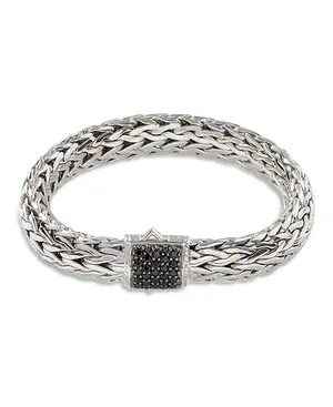 John Hardy Sterling Silver Icon Bracelet - Black/silver