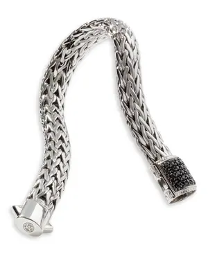 John Hardy Sterling Silver Icon Bracelet - Black/silver