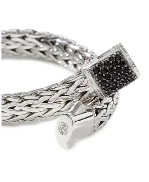 John Hardy Sterling Silver Icon Bracelet - Black/silver