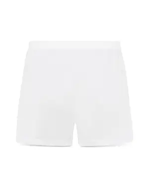 Hanro Cotton Sporty Button Fly Boxers - White