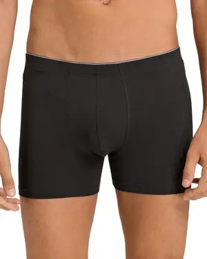 Hanro Cotton Superior Long-leg Boxer Briefs - White