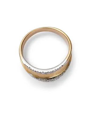 Marco Bicego 18k Yellow Lunaria Diamond Ring
