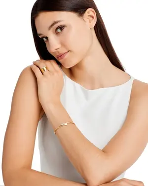 Marco Bicego 18k Yellow And Diamond Lunaria Ring - Gold