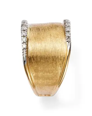 Marco Bicego 18k Yellow Lunaria Diamond Ring - Gold