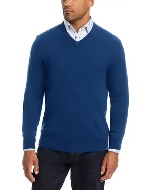 Bloomingdale'S Cashmere V-neck Pullover - Blueprint