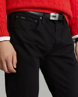 Polo Ralph Lauren Stretch Varick Slim Straight Fit Jeans - Black