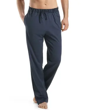 Hanro Night And Day Knit Slim Fit Lounge Pants Black Iris