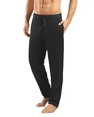 Hanro Night And Day Knit Slim Fit Lounge Pants Black