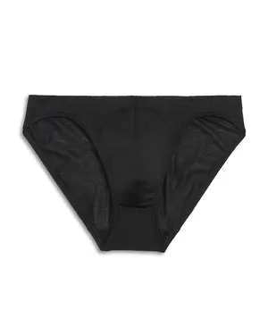 Hanro Cotton Sporty Mini Briefs - Black