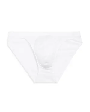 Hanro Cotton Sporty Mini Briefs - White