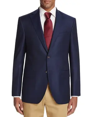 JACK VICTOR Regular Fit Sport Coat - Navy