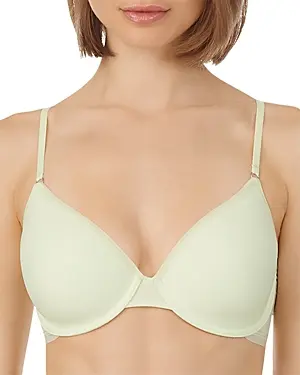 ON GOSSAMER Next To Nothing Micro T-shirt Underwire Bra Kiwi