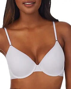 ON GOSSAMER Next To Nothing Micro T-shirt Underwire Bra Orchid Bloom